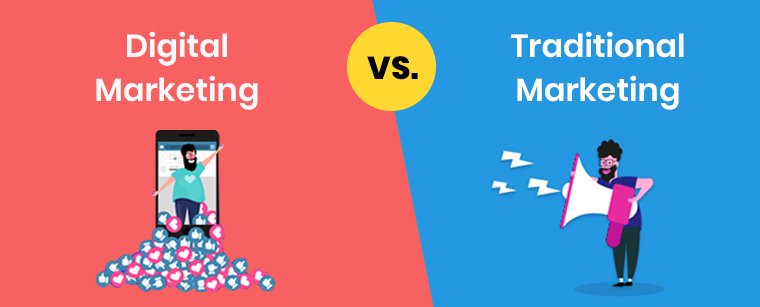 Digital Marketing VS. Traditional Marketing: 7 differences - Webchefz Digital Marketing VS. Traditional Marketing: 7 differences - Webchefz